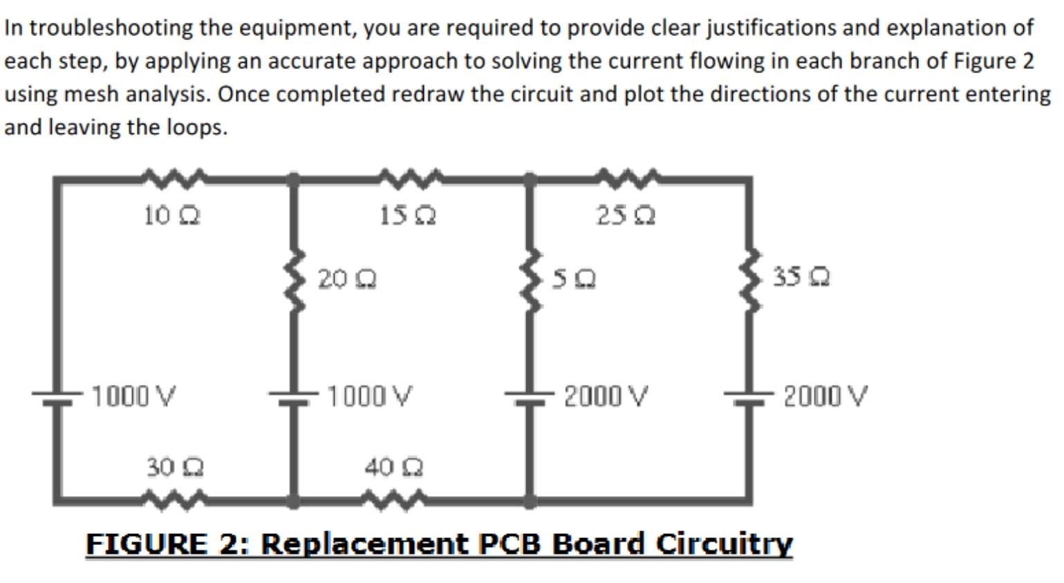 Solved In troubleshooting the equipment, you are required to | Chegg.com