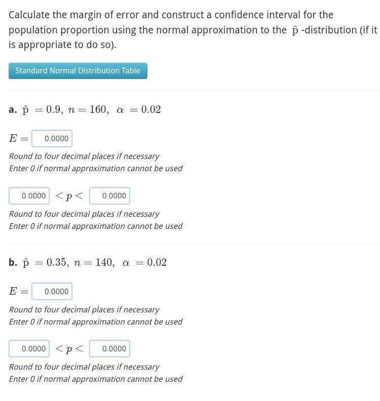 Solved Calculate the margin of error and construct a | Chegg.com