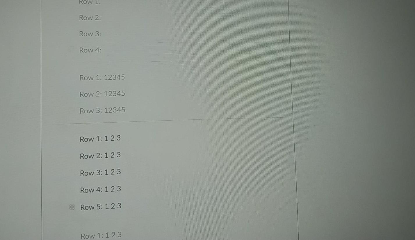Solved What is the output for following piece of code? main | Chegg.com