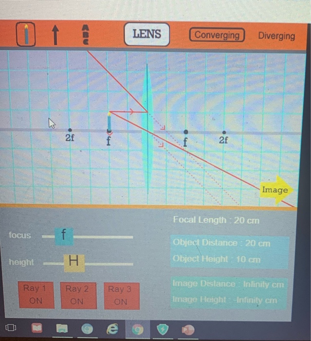 Solved for each image with object distances of 70cm, 50, 40, | Chegg.com