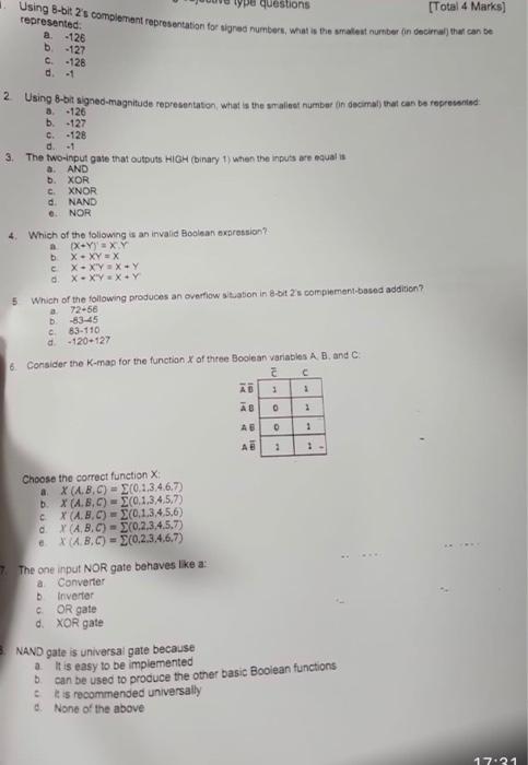 Solved Using 8-bit 2 s complement representation for sigred | Chegg.com