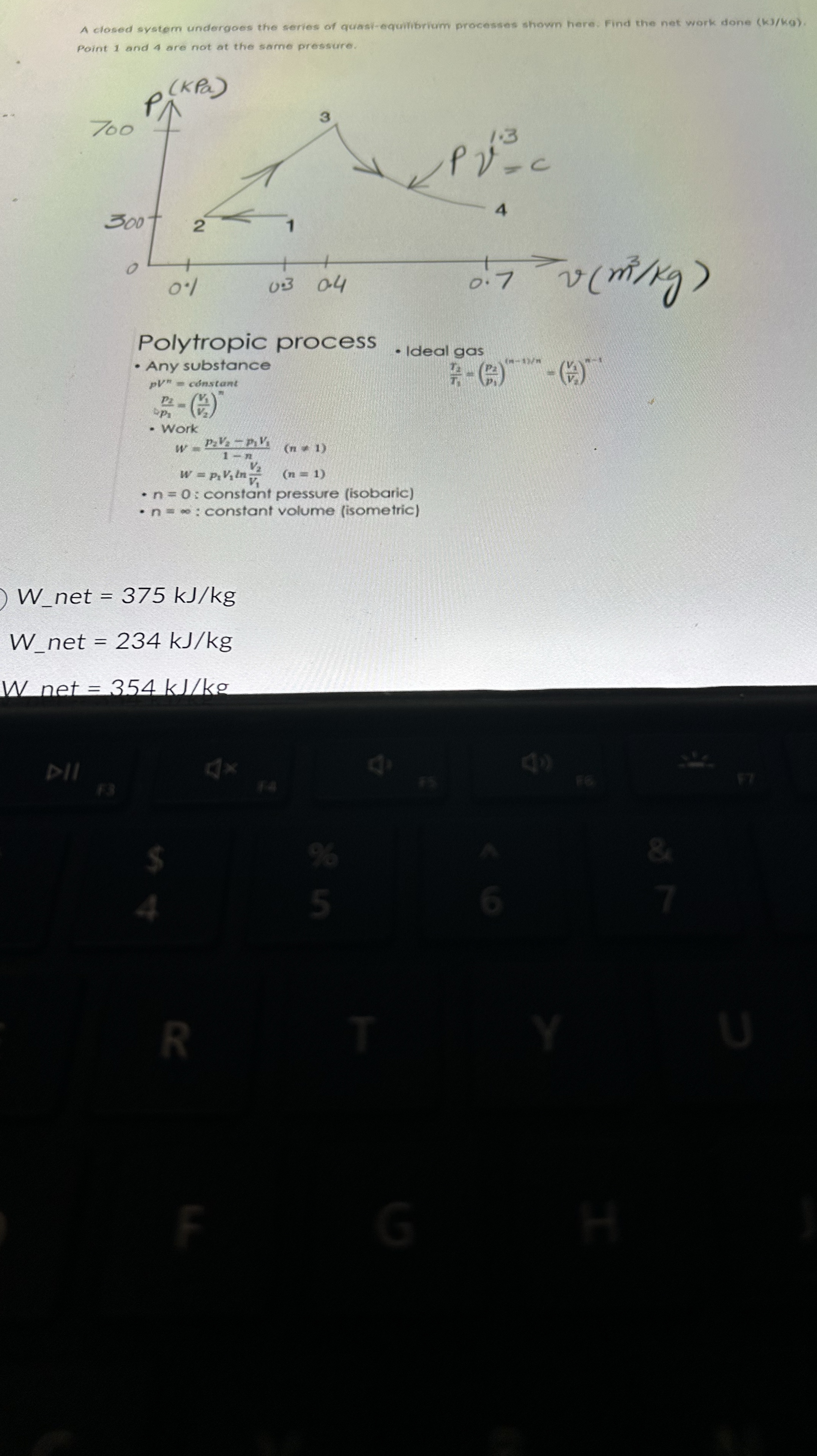 Solved A closed system undergoes the series of | Chegg.com