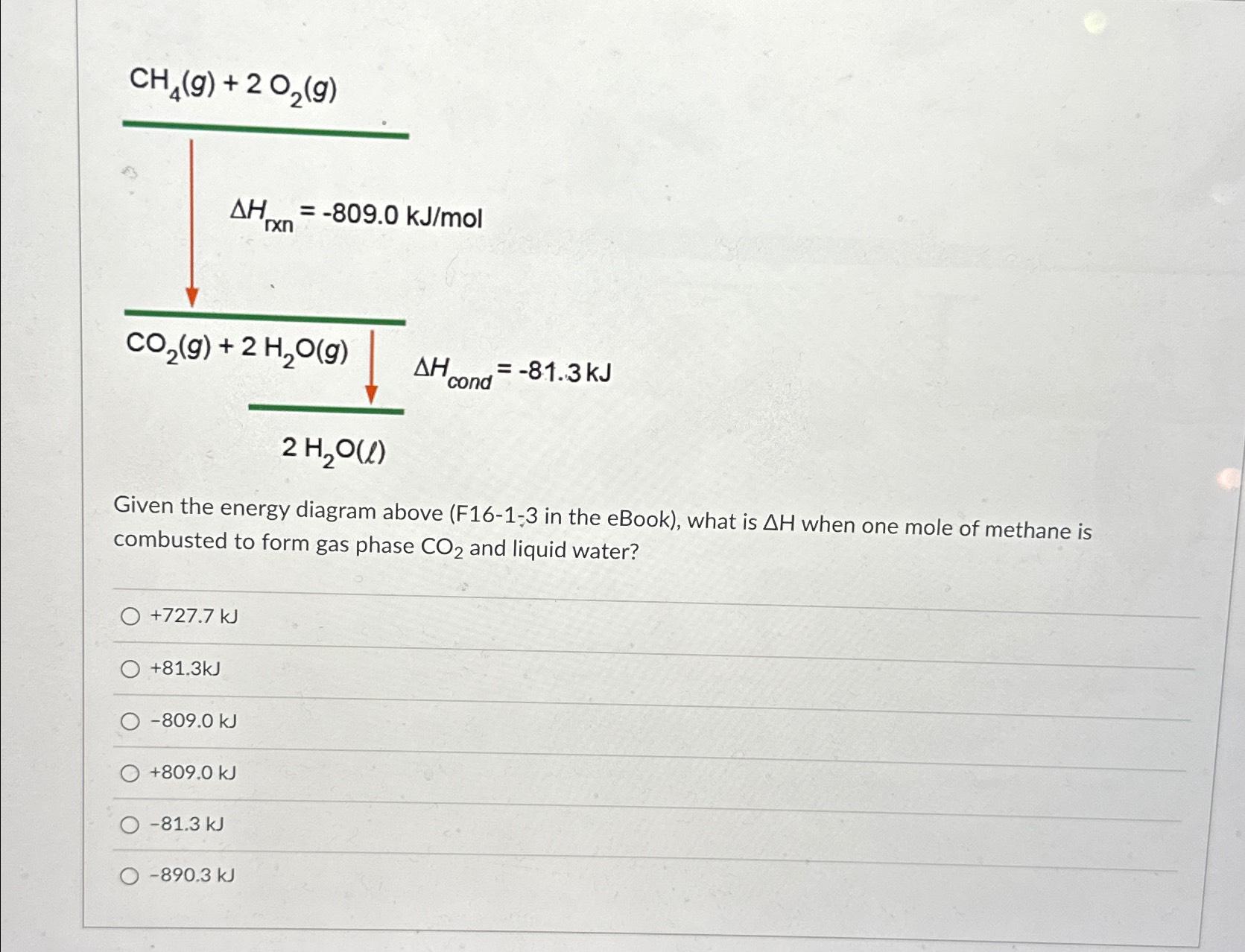 Given the energy diagram above (F16-1-3 ﻿in the | Chegg.com