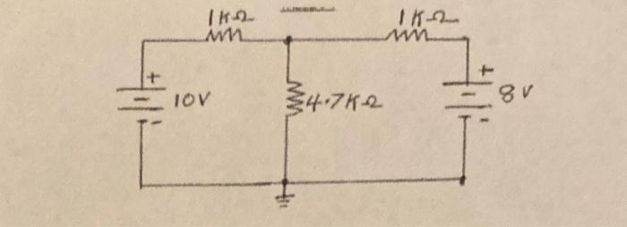 Solved PART. Theoretically solve each of the networks of | Chegg.com
