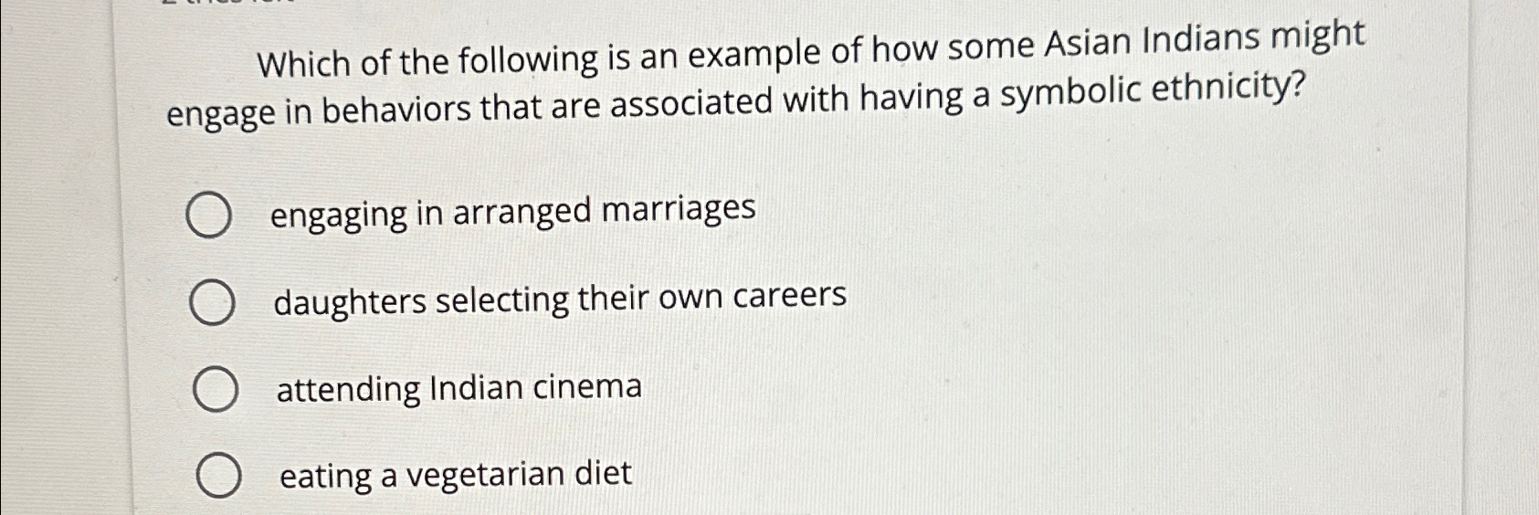 Solved Which of the following is an example of how some | Chegg.com