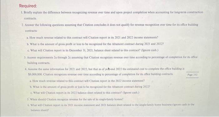 Solved P 6-13 Long-term contract; revenue recognition over | Chegg.com