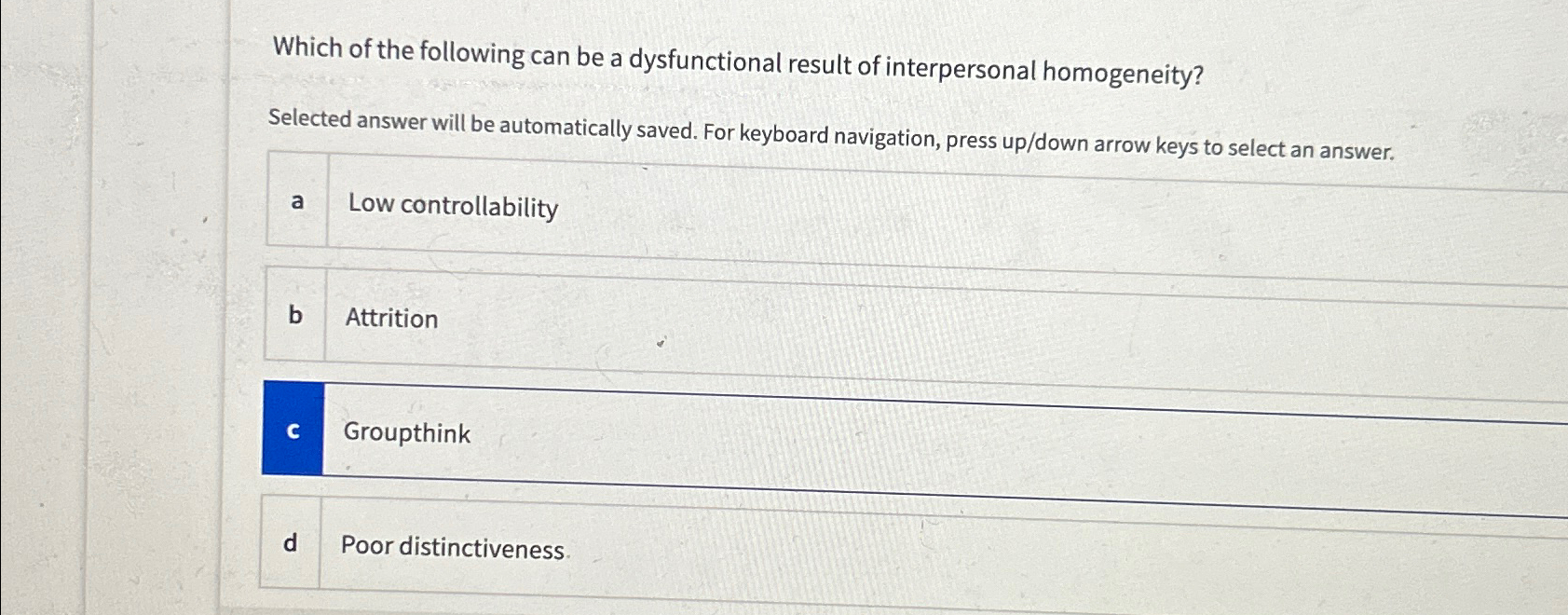 Solved Which of the following can be a dysfunctional result | Chegg.com