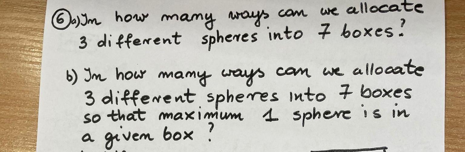 Solved (6) ﻿In how many ways can we allocate 3 ﻿different | Chegg.com