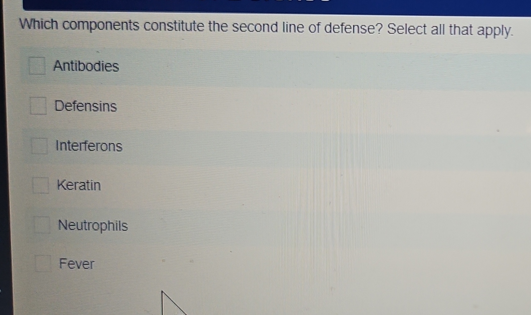Solved Which components constitute the second line of | Chegg.com