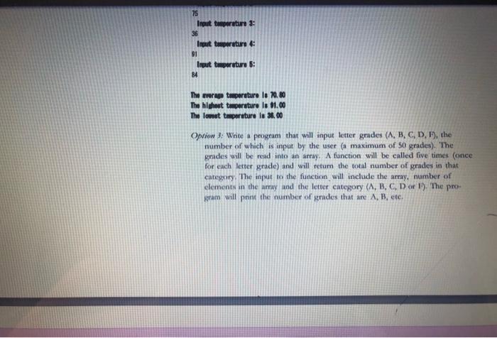 Solved LAB 7.4 Student Generated Code Assignments Option 1: | Chegg.com