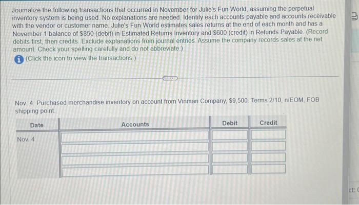 Solved Journalize the following transactions that occurred | Chegg.com
