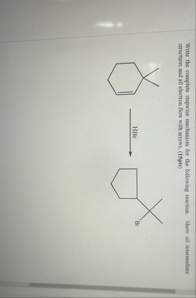 Solved Write the complete stepwise mechanism for the | Chegg.com