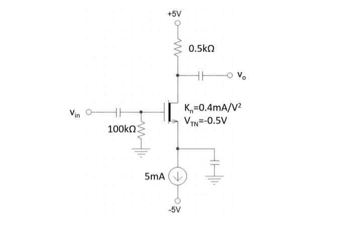 Solved For the circuit shown below, 1. Determine the DC | Chegg.com
