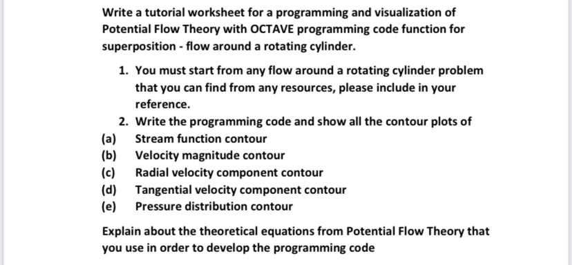 Solved 8.91 ﻿Superimpose a free stream U∞=30ftsec, ﻿a | Chegg.com