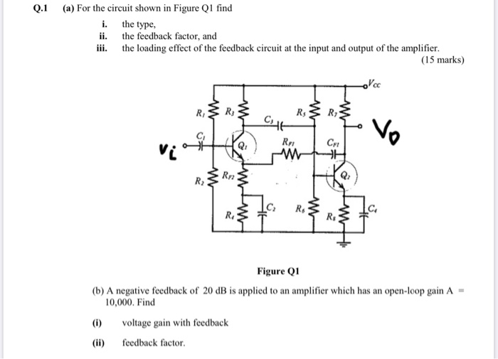 Solved Q.1 (a) For the circuit shown in Figure QI find i. | Chegg.com