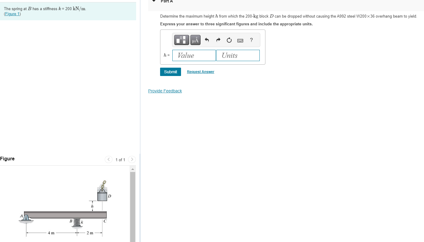 Solved Determine the maximum height h ﻿from which the 200-kg | Chegg.com