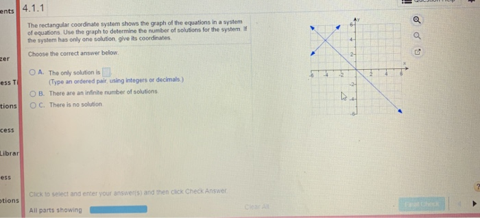 Solved the rectangular coordinate shows the equations in a | Chegg.com