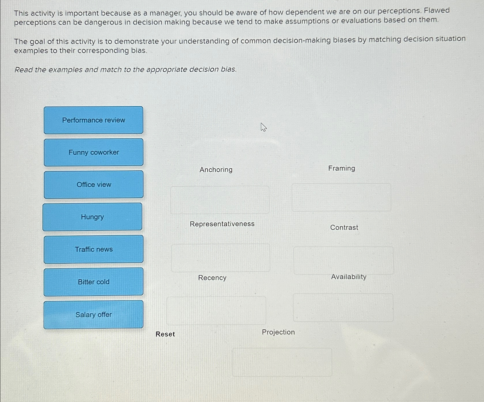 Solved This activity is important because as a manager, you | Chegg.com