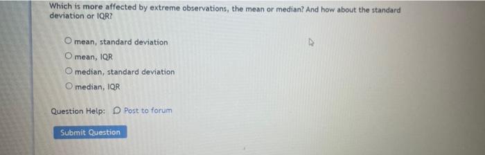 Solved Consider the following plot. Estimate the mean of the | Chegg.com