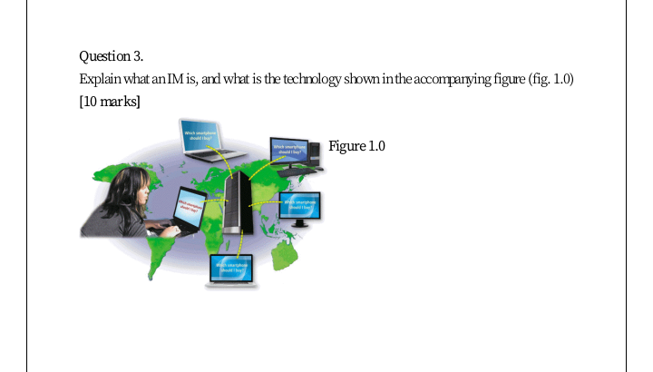 Solved Question 3. Explain what an IM is, and what is the | Chegg.com