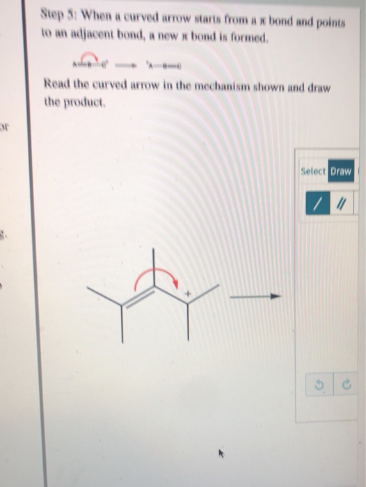 Solved Step 3: When a curved arrow starts from a x bond and | Chegg.com