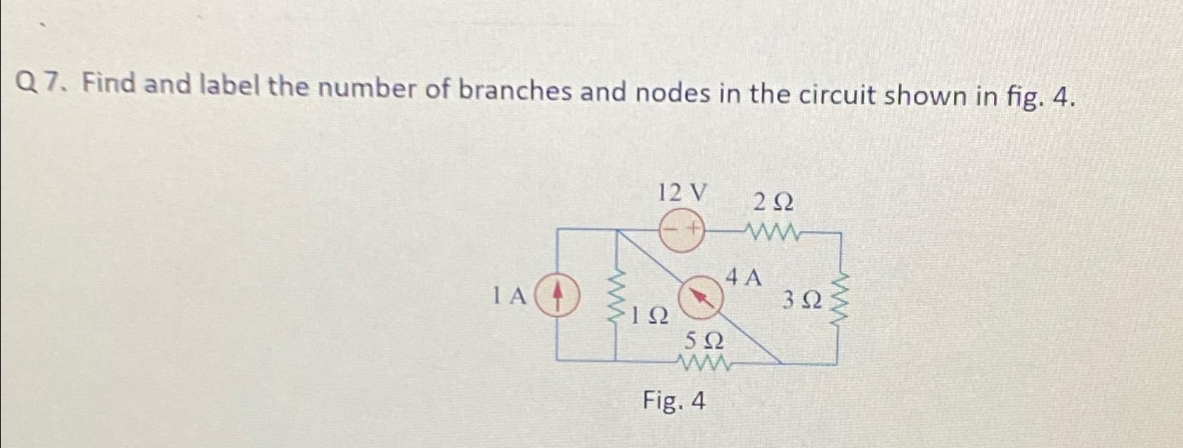 Q 7. ﻿Find and label the number of branches and nodes | Chegg.com