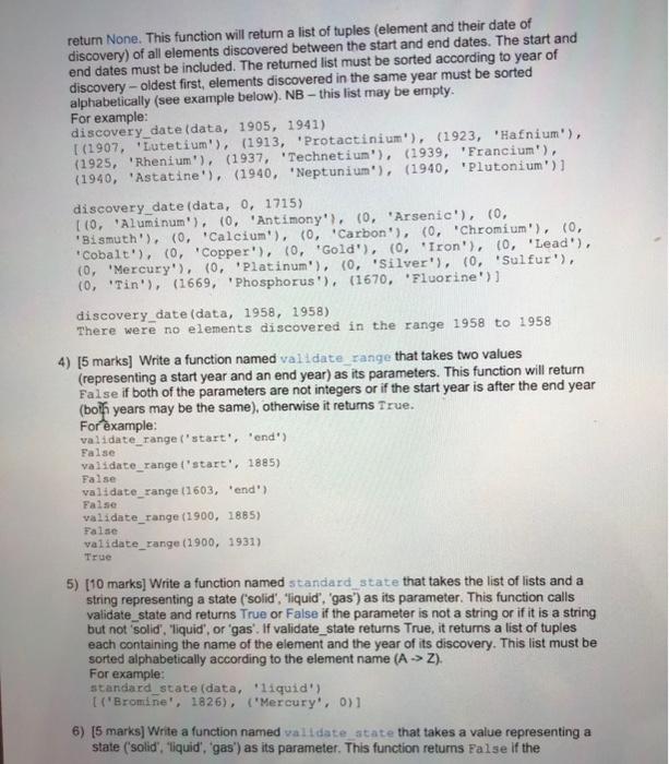 Solved You may not use any libraries/modules except that you | Chegg.com