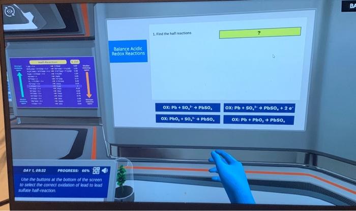 1. Find the half reactions 1. Find the hat reactions | Chegg.com