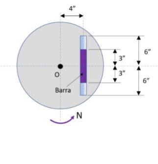 Solved The 8-lb fluted disk has a radius of gyration about | Chegg.com