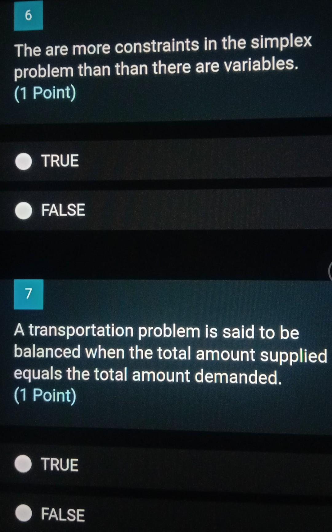 Solved 6 The are more constraints in the simplex problem | Chegg.com
