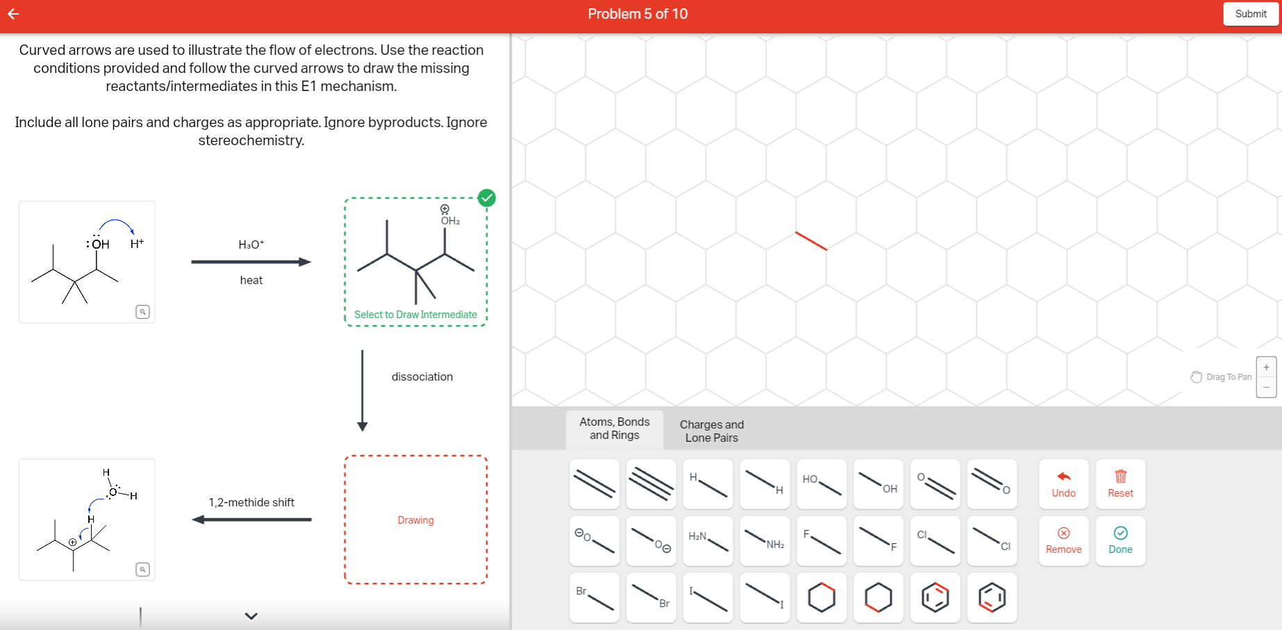 Solved Curved arrows are used to illustrate the flow of | Chegg.com