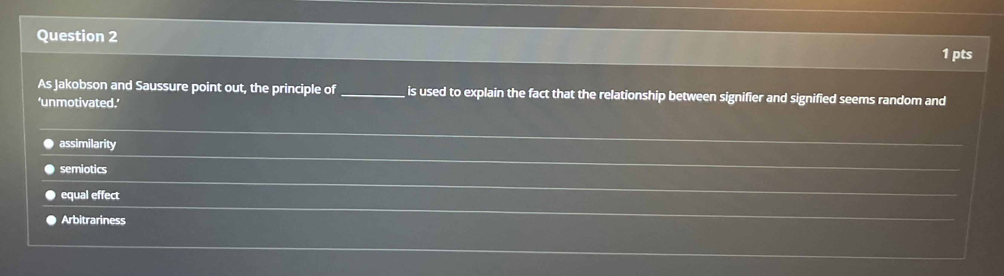 Solved Question 2As Jakobson and Saussure point out, the | Chegg.com