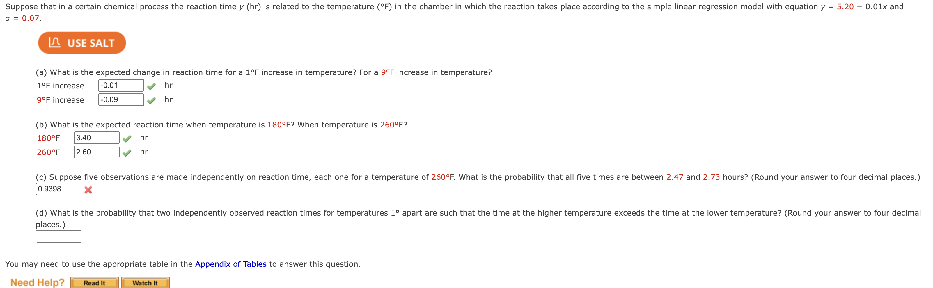 Solved σ=0.07.(a) ﻿What is the expected change in reaction | Chegg.com