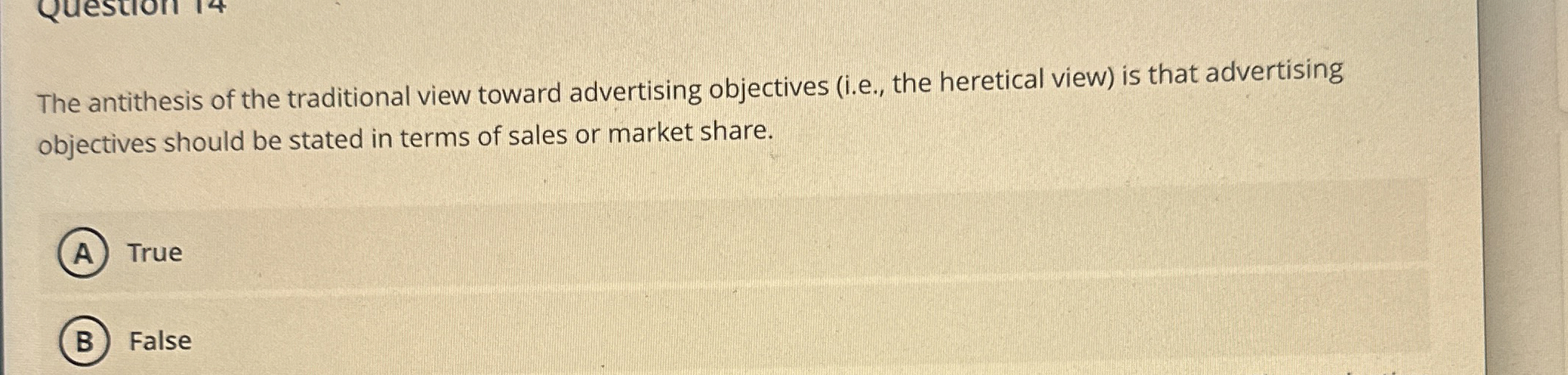 Solved The antithesis of the traditional view toward | Chegg.com