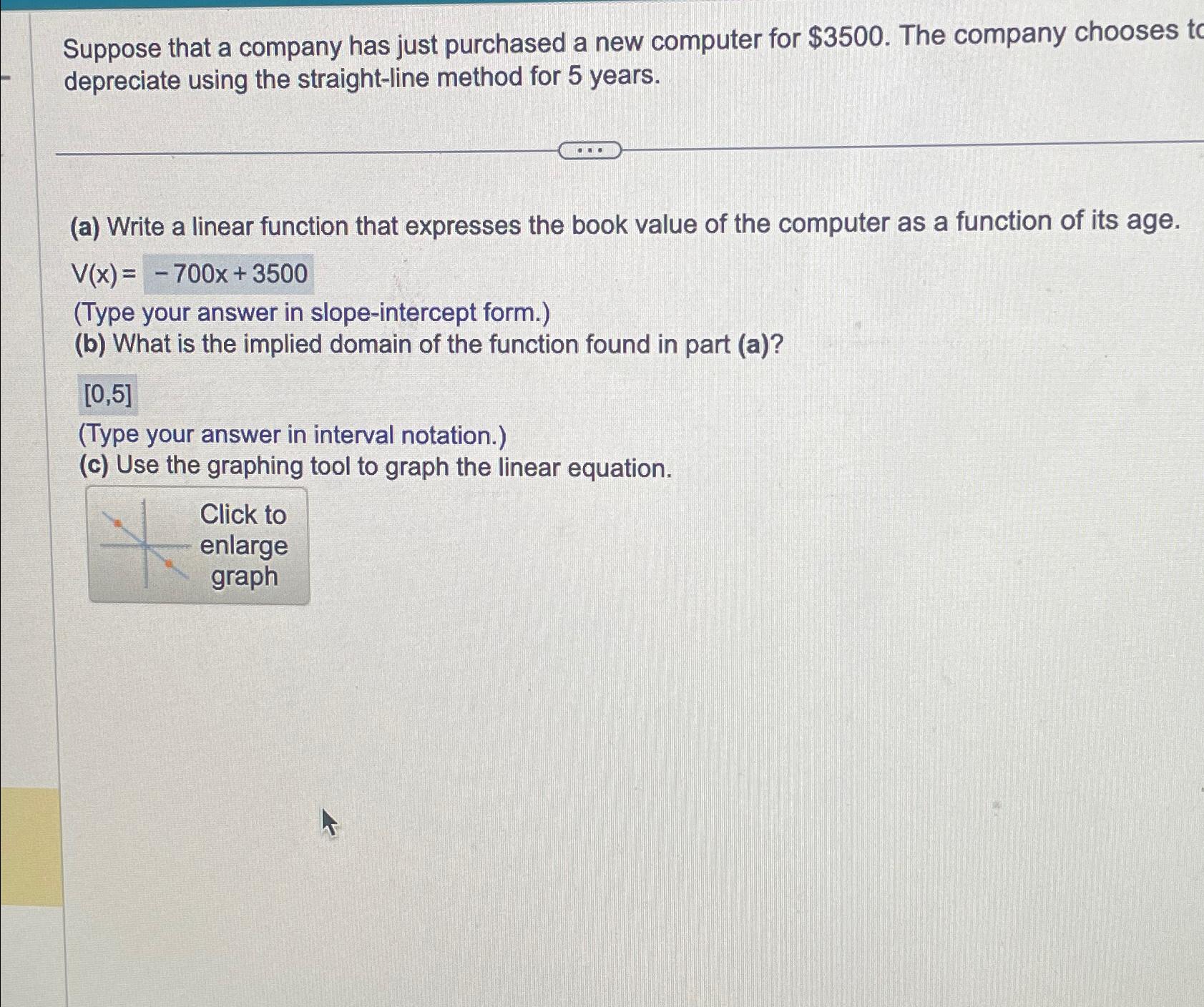 Solved Suppose that a company has just purchased a new | Chegg.com