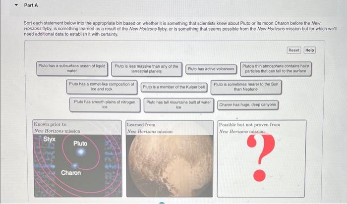 Solved Sort each statement below into the appropriate bin | Chegg.com