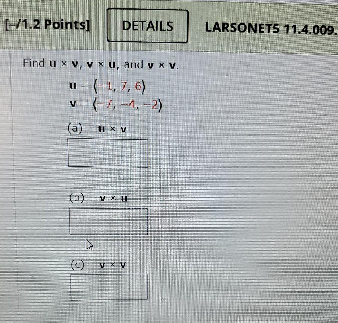 Solved TANCALCET1 10.3.042 Find projab and projba. | Chegg.com