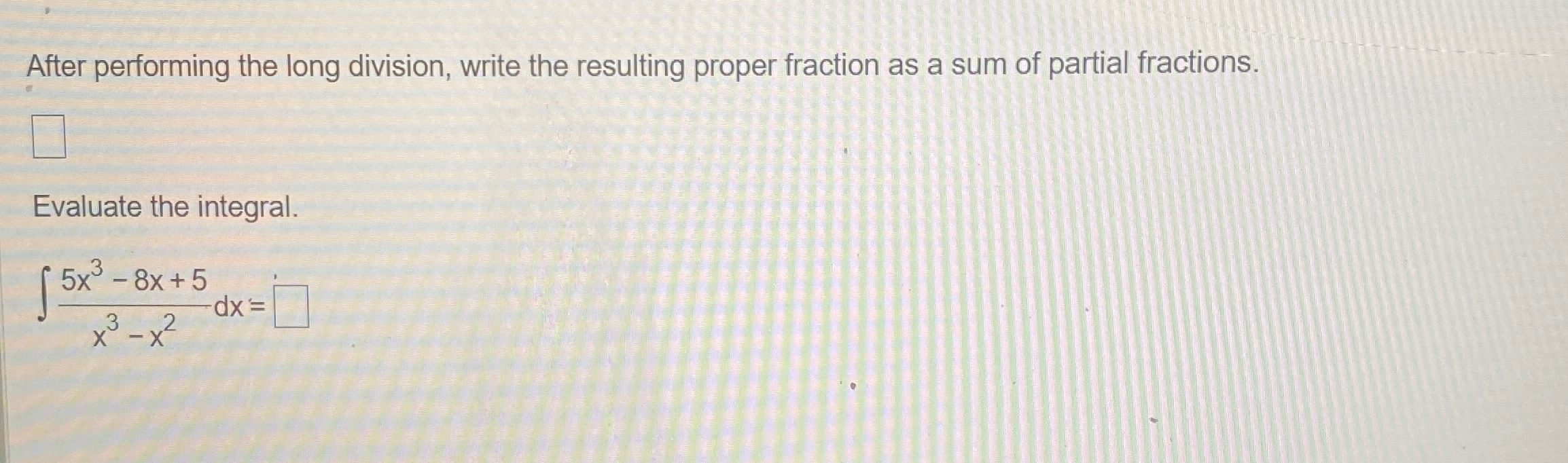After performing the long division, write the | Chegg.com