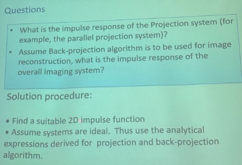 Solved QuestionsWhat is the impulse response of the | Chegg.com