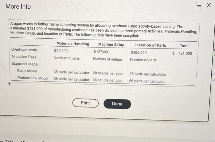 Solved Aragon makes handheld calculators in two models-basic | Chegg.com