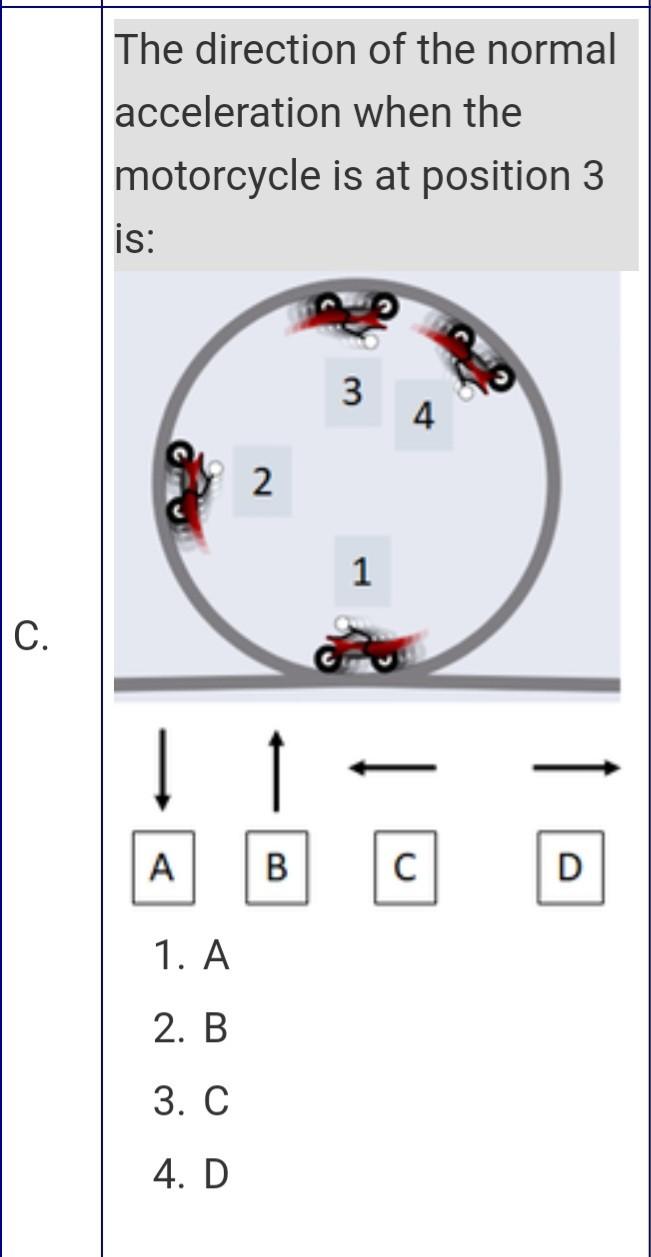 Solved The direction of the normal acceleration when the | Chegg.com