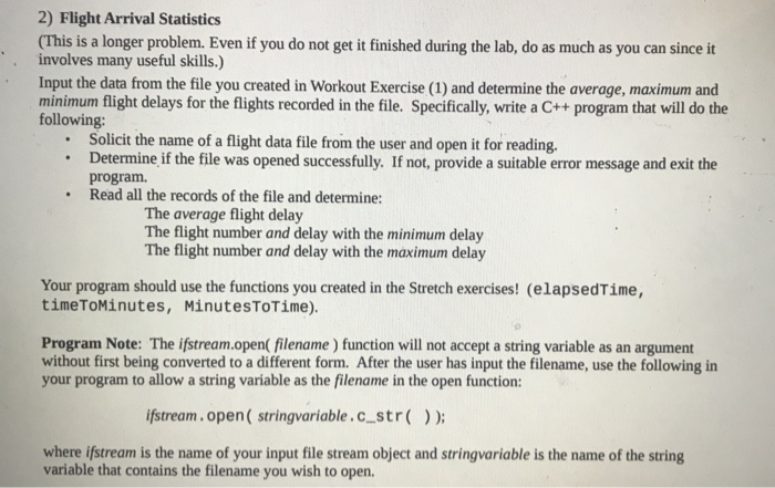 Solved C++, there are two parts to this one problem. no | Chegg.com