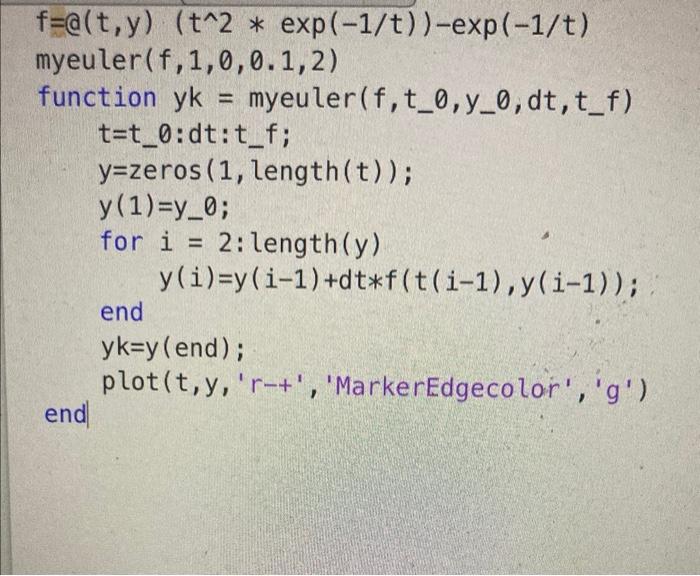 Solved Matlab Questionthe second one is my matlab code, but | Chegg.com