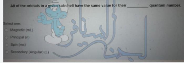 Solved All of the orbitals in a given subshell have the same | Chegg.com