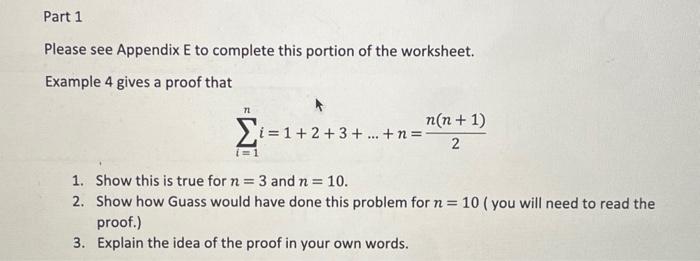 Solved Please see Appendix E to complete this portion of the | Chegg.com
