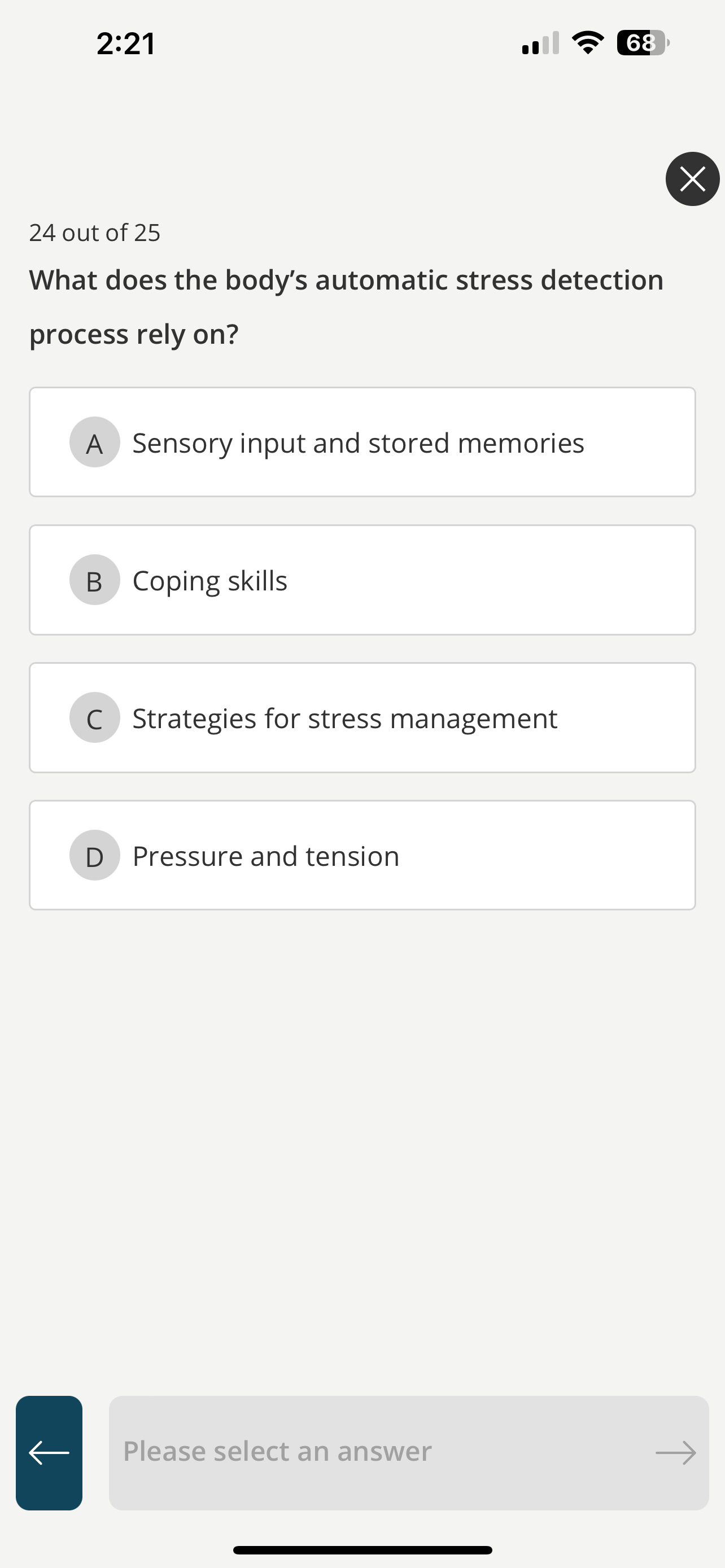 Solved 2:216824 ﻿out of 25What does the body's automatic | Chegg.com