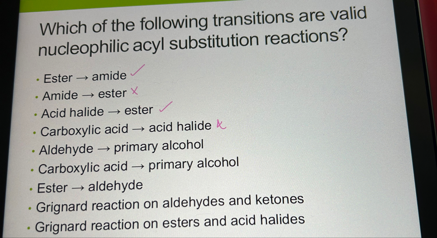 Solved Which of the following transitions are valid | Chegg.com