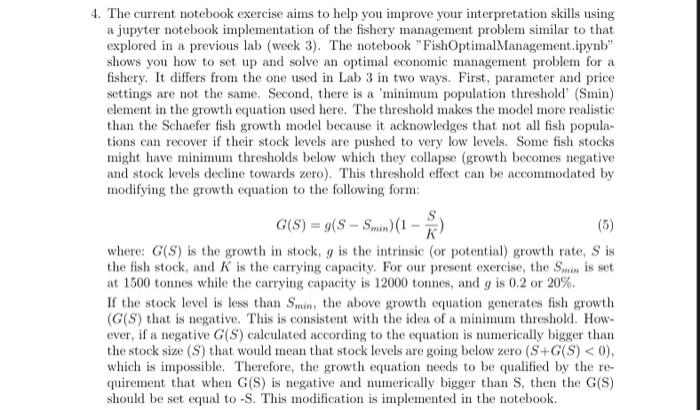 Solved 4. The current notebook exercise aims to help you | Chegg.com