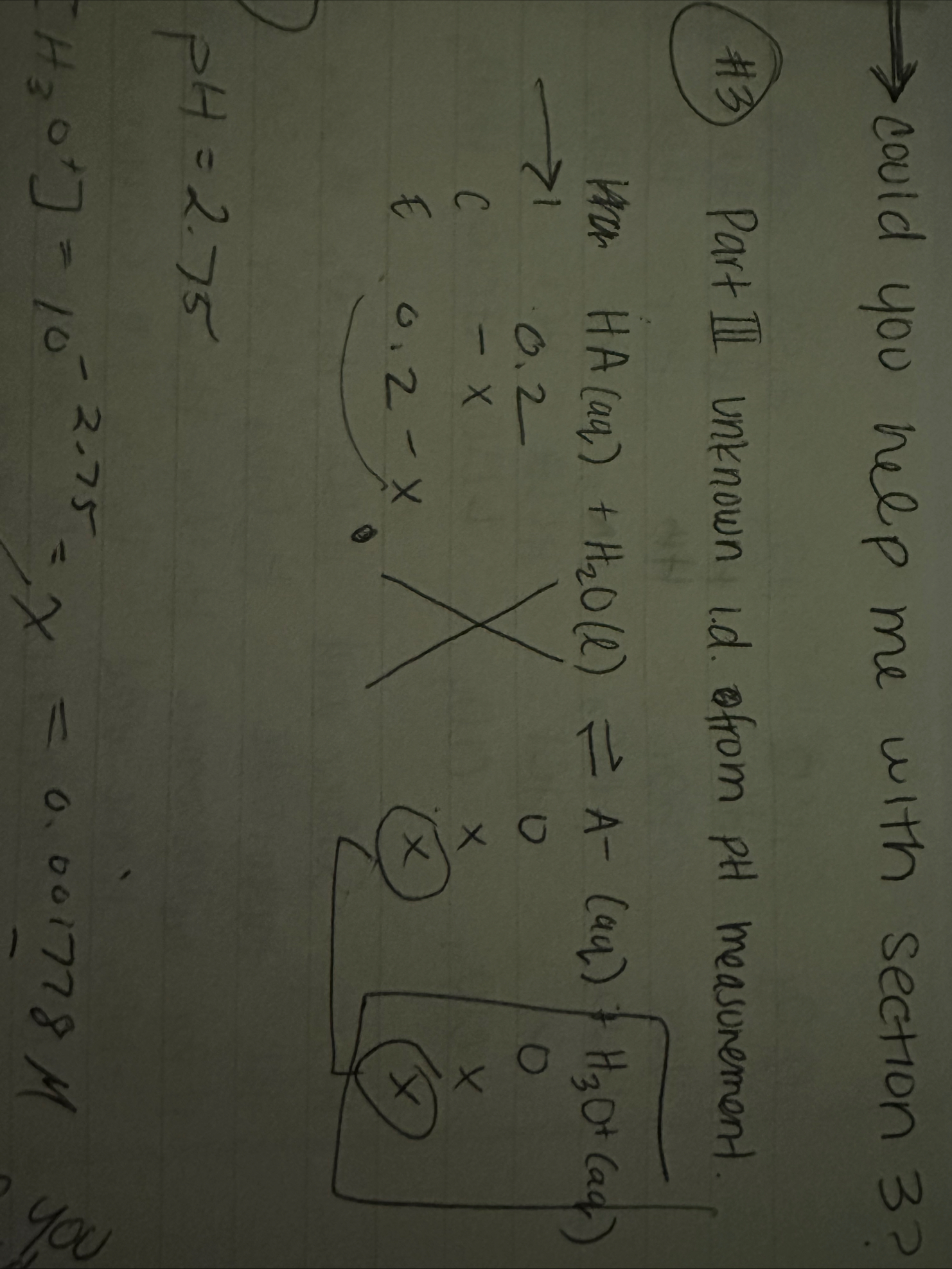 Solved Please help me find Ka to ice table | Chegg.com