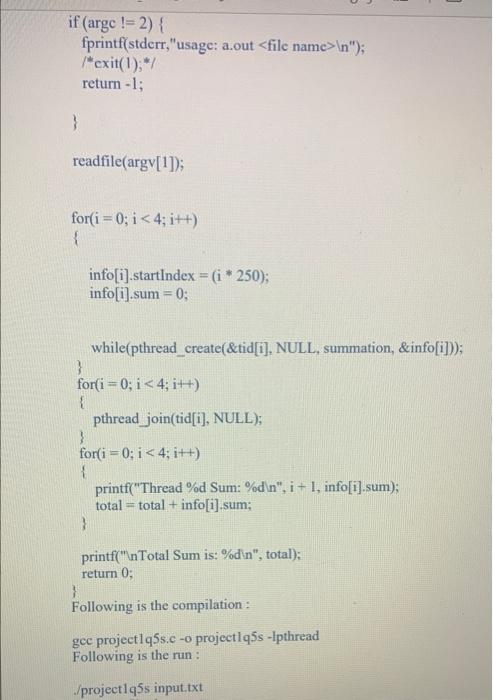Solved Q1.(6 Marks) In the previous Pthreads project you | Chegg.com